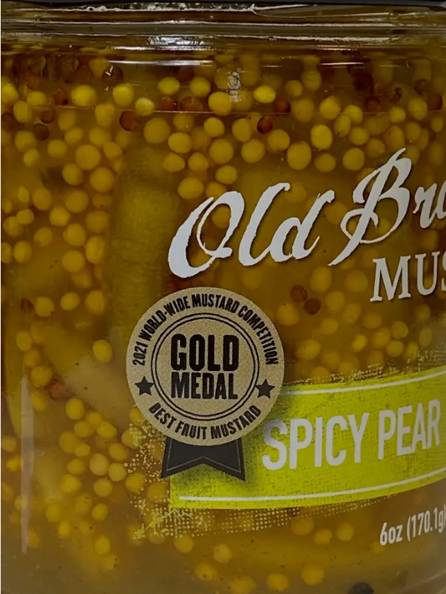 Old Brooklyn Spicy Pear Mostarda | The Ancient Olive Gourmet