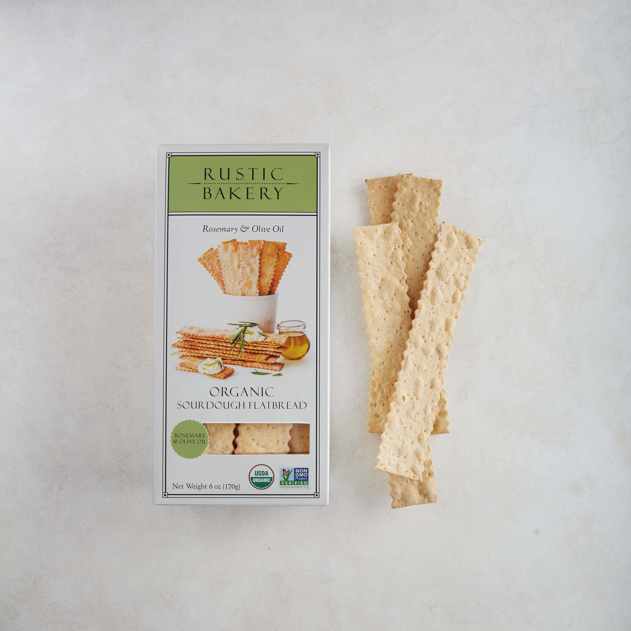 Rustic Bakery Flatbread Rosemary & Olive Oil | The Ancient Olive Gourmet