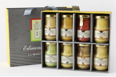 Edmond Fallot Mustard A Gift Set of 8 | The Ancient Olive Gourmet